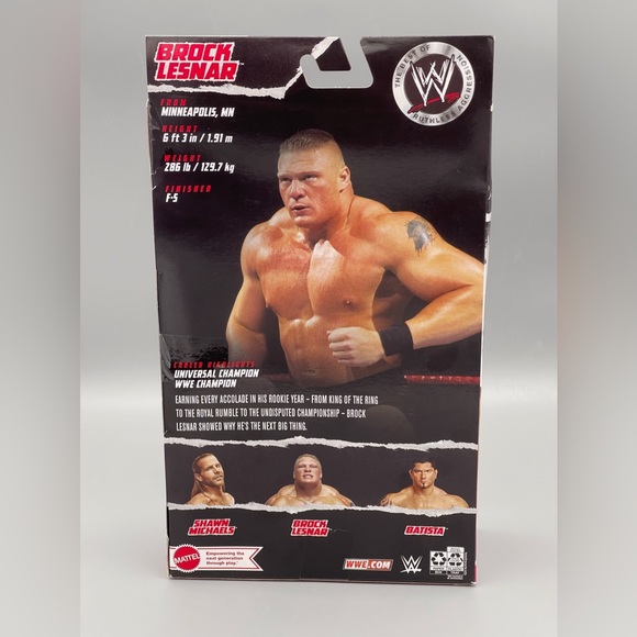 WWE | Toys | Wwe Elite Ruthless Aggression Brock Lesnar 6 Inch Wrestling Figure 222 New | Poshmark